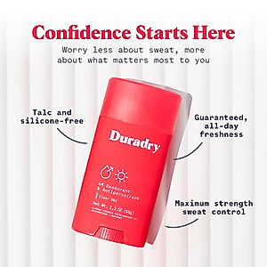 Clinical-Strength Antiperspirant Deodorant for Women and Men - Clean formula with Natural Ingredients, Odor, and Excessive Sweat protection for Armpits - Limitless, 2.3 Oz (Pack of 3)