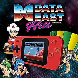 My Arcade Pixel Player Handheld Game Console: 300 Retro Style Games Plus 8 Data East Hits, Battery or Micro USB Powered, Color Display, AV Out Jack for TV, Speaker, Volume Control, Headphone Jack