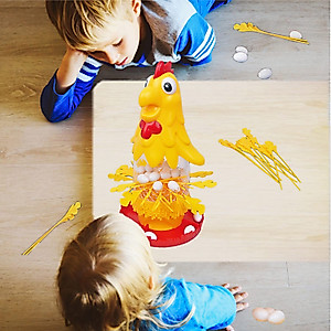 NW Hen Laying Eggs Plucking Game Hen Laying Eggs Educational Toys Educational Games Toys for Boys and Girls (Chick)