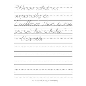 Cursive Handwriting Workbook for Teens: A cursive writing practice workbook for young adults and teens