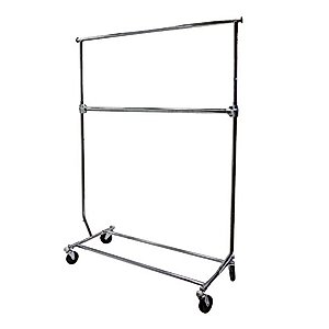 Add on Bar for NAHANCO RCS-1 and RCS2 Rolling Clothes Racks, Chrome