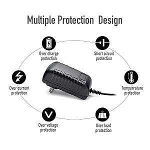 24V 1A Power Supply Adapter, Durable and Compatible with 100-240V AC to DC 24 Volt Power Cord and Plug, 5.5x2.5mm/2.1mm Switching Charger 24vdc 1amp 50/60hz, 1000ma 800ma 600ma 500ma 400ma Available