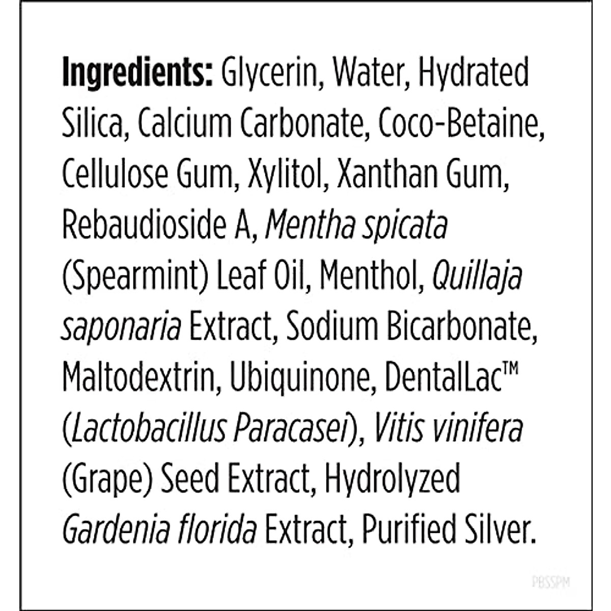 Designs for Health PerioBiotic Xylitol Toothpaste - Fluoride Free Toothpaste with Probiotics, Purified Silver + CoQ10 for Healthy Teeth, Gums & Fresh Breath - No SLS or BPAs - Spearmint Flavor (4oz)