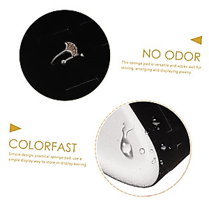 Holibanna Ring Tray Core Ornament Earrings Foam for Rings Earring Display Tray Ring Display Case Ring Display Holder Accessory Tray Necklace Display Stand Sponge Insert Jewelry