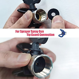 LitKiwi 30PCS Silicone Gaskets for Airless Paint Sprayer Guide Accessory & Tip Extension, to Prevent Paint and Water Leaking from Connections