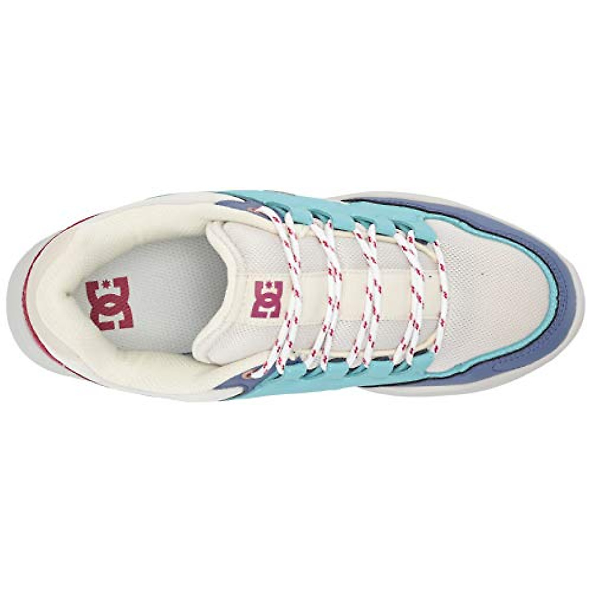 DC Women's DECEL Skate Shoe, Jade Cream 6 medium US