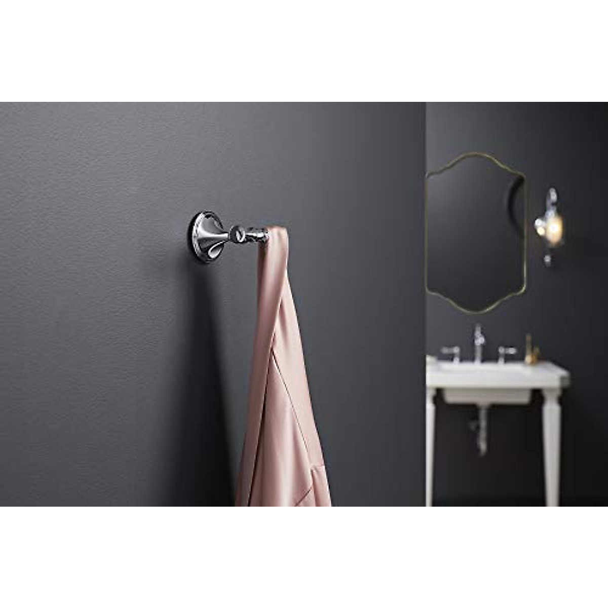 Kohler K-26525-CP Decorative Towel Hook, Polished Chrome
