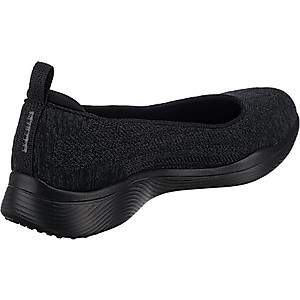 Skechers Women's Microburst 2.0 - Nice Form Slip On Sneakers, Black, 6.5