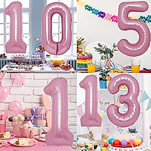 Huge Macaron Pink Number 3 Balloon Pink 3rd Birthday Party Supplies Decors for Girl Giant 3 Balloon 3 Years Old Balloon Anniversary Party Decors Digital Balloons Decor Theme Party Supplies Photo Shoot