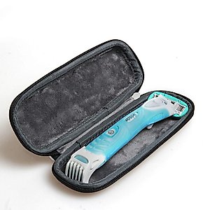 Hard EVA Travel Black Case for Schick Hydro Silk TrimStyle Moisturizing Razor Women Bikini Trimmerby Hermitshell