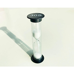 Sand Timers,multicolor plastic timer,30s/1M/2M/3M/5M/10Minutes Sandglass Timer,for games or the kitchen or office or decorationg,time management,brushing timer,gift（Pack of 6）