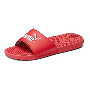 PUMA Cool Cat Campus Slides in Quarry Grey, Size 10 High-risk Red-quarry