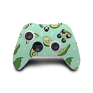 Head Case Designs Officially Licensed Andrea Lauren Design Avocado Art Mix Vinyl Sticker Gaming Skin Case Cover Compatible with Xbox Series X Console and Controller Bundle