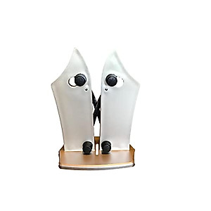 Official As Seen On TV Bavarian Edge Kitchen Knife Sharpener by BulbHead, Sharpens, Hones, & Polishes Serrated, Beveled, Standard Blades