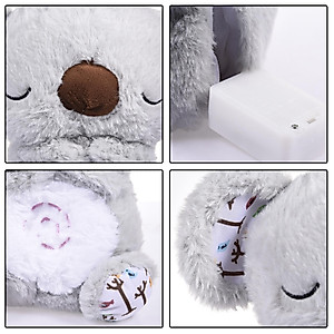 The Relief Koala, Anxietys Relief Koala Breathing, Breathing Otters Sleep Buddy for Adults, Sleeping Koala Plush Breathing, 2024 New Calming Koala, Adjustable Music