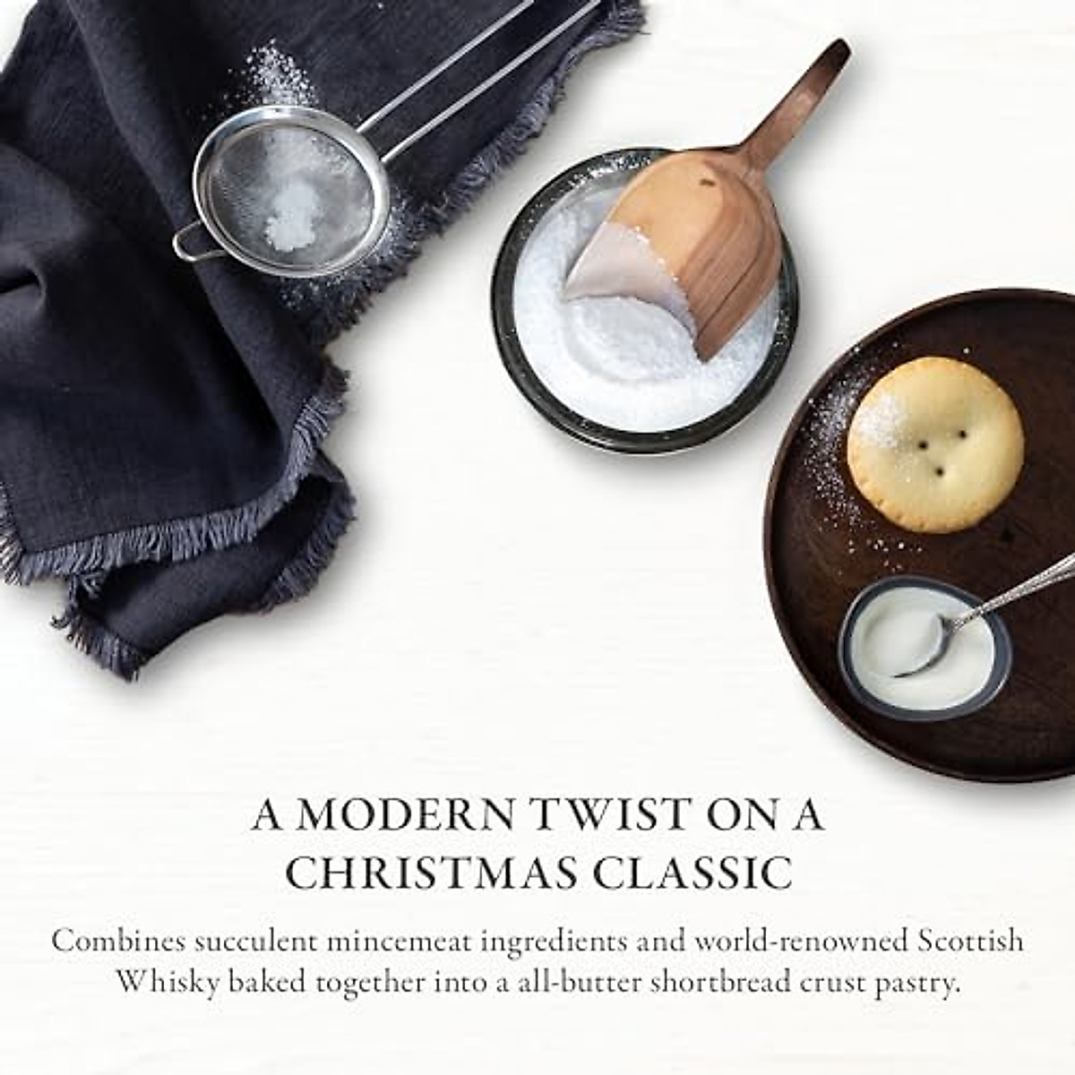 Walker’s Shortbread Glenfiddich Mincemeat Tarts - 6 Count (Pack of 2) - Mince Pies Infused with Glenfiddich Single-Malt Scotch Whisky - Luxury Holiday Treats and Dessert from Scotland