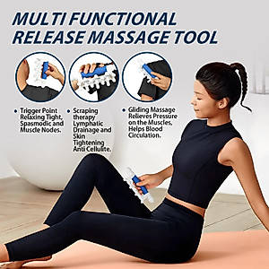 Fascia Massage Tool Blaster for Cellulite - Trigger Points - Muscle Relaxation,Handheld Myofascial Release Tool for Every Part of The Body