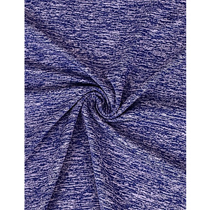 MISS FORTUNE Womens Short Sleeve Shirts Plus Size Yoga Running Workout Tulip Sleeve Quick Drying Athletic Top Purple 3XL