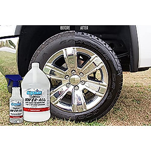 California Cover All by Superior Products- Automotive Tire Shine Spray & Professional Grade -Tire Dressing - High Gloss - Water Repellent & Made in America (16 oz)