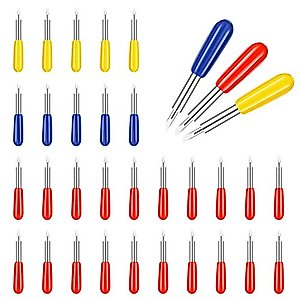30 PCS CRI Cut Blades for Explore Air 2, AJulyBee Premium Replacement Blade 30° 45° 60°Cricut Explore Air 2 Accessories
