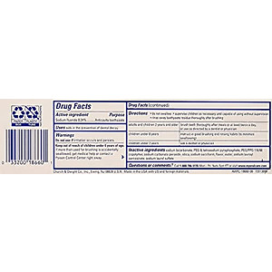 ARM & HAMMER Advance White Toothpaste, Clean Mint, Extreme Whitening 4.3 oz ( Pack of 6)