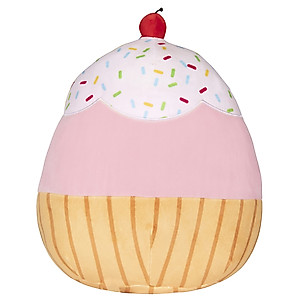 Squishmallows 12-Inch Cupcake- Add Clara to Your Squad, Ultrasoft Stuffed Animal Medium-Sized Plush Toy, Official Kellytoy Plush