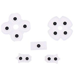 New Silicone L R Conductive Rubber Adhesive Button Pad Keypad for PS4 JDS 011 001 030 040 055 Controller (JDS-030 JDS-040)