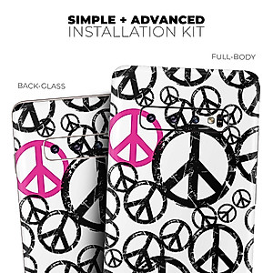 DesignSkinz Peace Collage Protective Vinyl Decal Wrap Skin Cover Compatible with The Samsung Galaxy S20 (Screen Trim & Back Glass Skin)
