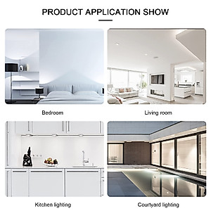 78mm 10W R7S LED COB Light Bulb 100W Equivalent T3 J78 J-Type Linear Bulb 120V R7S Base Dimmable 78mm Double Ended Flood Light Bulbs 360°Beam Angle Landscape Lights 6000K (Cool White, 4 Pack)