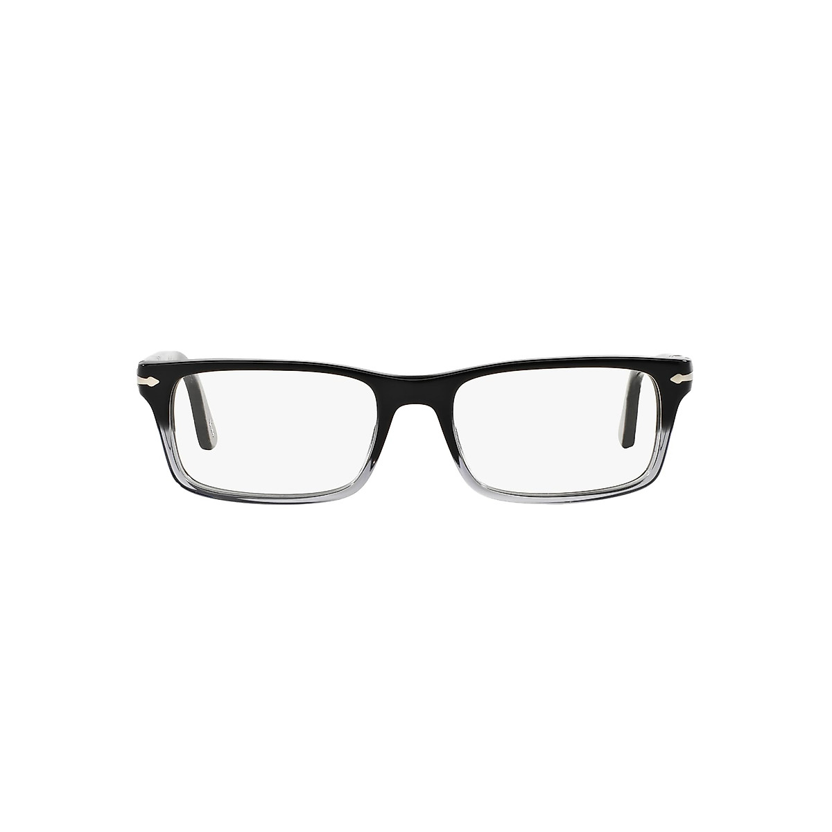 Persol PO3050V Rectangular Prescription Eyewear Frames, Gradient Black/Demo Lens, 53 mm