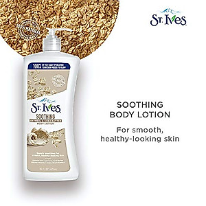 St. Ives Nourish And Soothe Body Lotion, Oatmeal And Shea Butter, 21 Oz