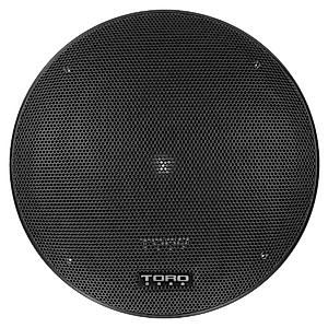 TORO TECH – F6K, 6.5 Inch Component Car Speaker Set - 200 Watt MAX / 100 Watts RMS, 13mm Ferro Fluid Tweeters, 4 Ohm, 1” KSV Voice Coils. Two Speakers, 2 Tweeters, 2 Crossovers, 2 Grills(Sold As Pair)