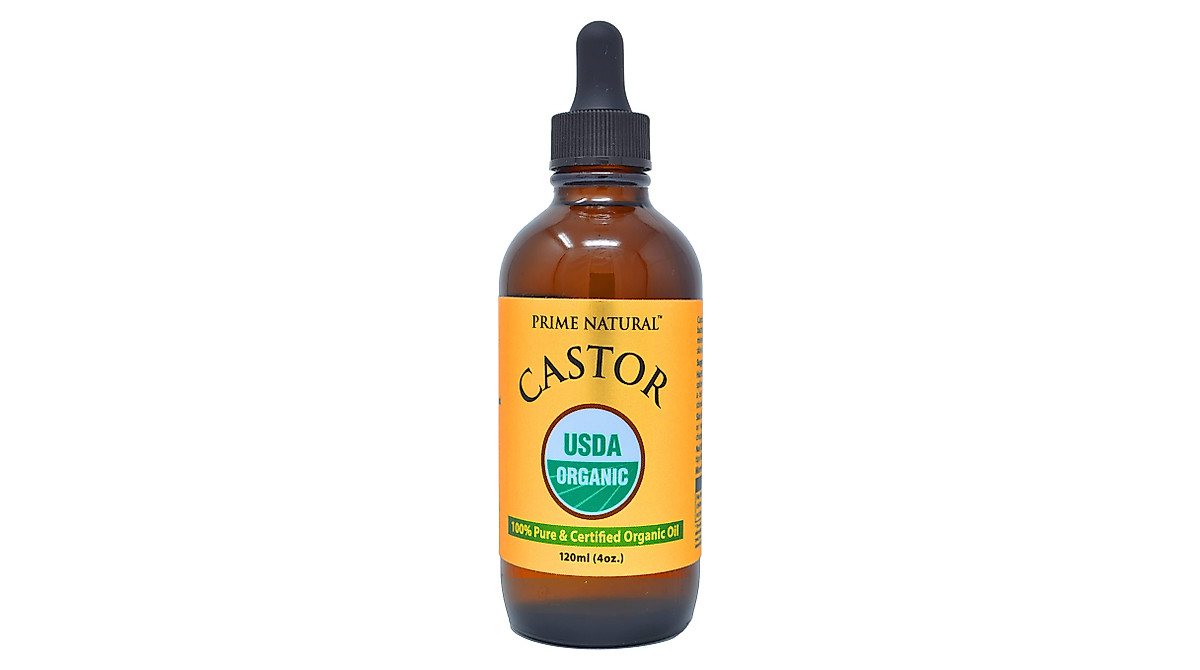 PRIME NATURAL Organic Castor Oil - USDA Certified
