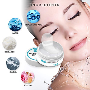 AZALLY Hydrogel Collagen Anti-Aging, Under Eye Patches, Under Eye Bags Treatment, Eye Mask for Puffy Eyes (60pcs)