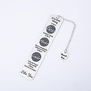 Boss Appreciation Gifts Bookmark for Boss Day Women Men Office Retirement Leaving Going Away Gifts for Female Male Thank You Gift Boss Lady Mentor Supervisor Leader Birthday Gifts Coworker Employee