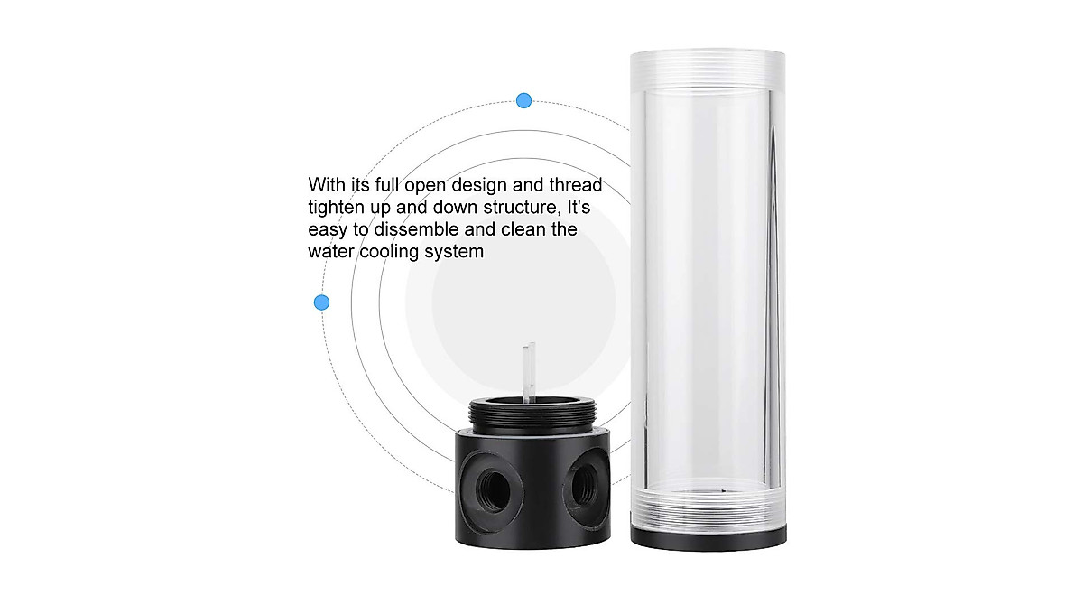 High-Performance Water Cooling Reservoir for PC