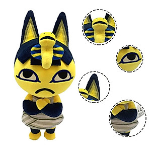 Lxagzy Ankha Plush 8 Inches Ankha Stuffed Animal Toys Doll Gifts for Children and Collection