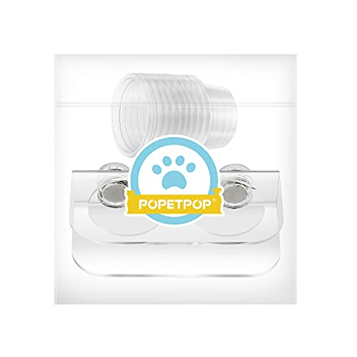 POPETPOP Magnetic Reptile Ledge - Reptile Food Dish Crested Gecko Feeding Ledge with 10PCS Feeding Cups Reptile Water Bowl Reptile Feeding Dish for Spider Lizard Snake