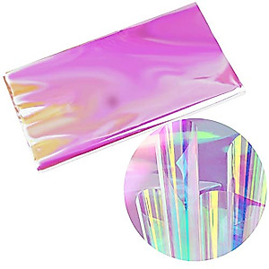 Bskifnn 20pcs Cellophane Wrap Paper Clear Rainbow Color for Birthday Mother's Day Valentine's Day Christmas Gift Candy Package Flower Wrapping 20.5" x23.6"