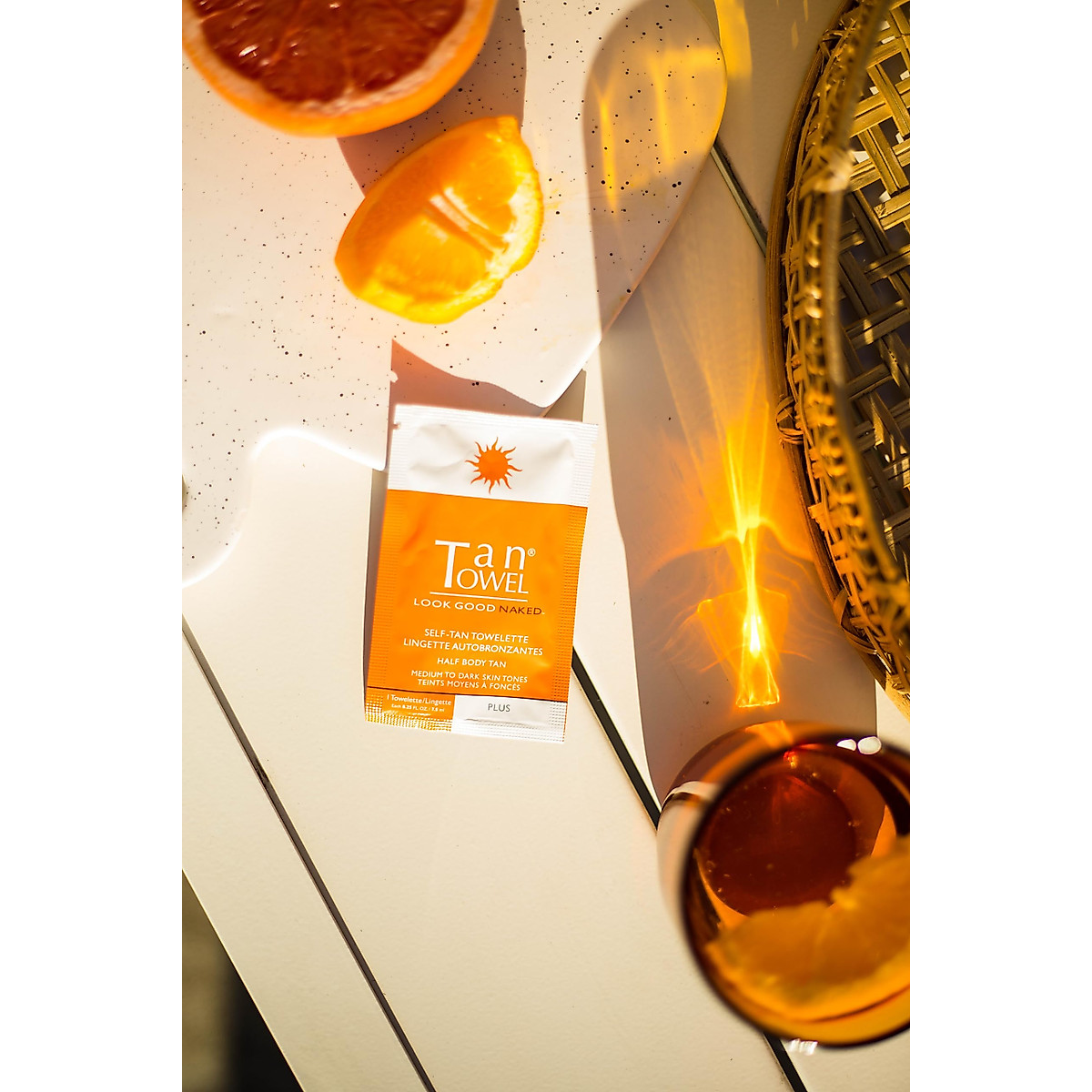 TanTowel Half Body Tan Towelettes - 10 Pack, Plus, 10 Count (Pack of 1)