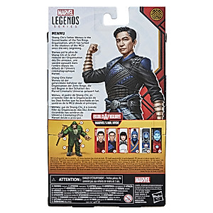 Marvel Hasbro Legends Series Shang-Chi and The Legend of The Ten Rings 6-inch Collectible Wenwu Action Figure Toy for Age 4 and Up