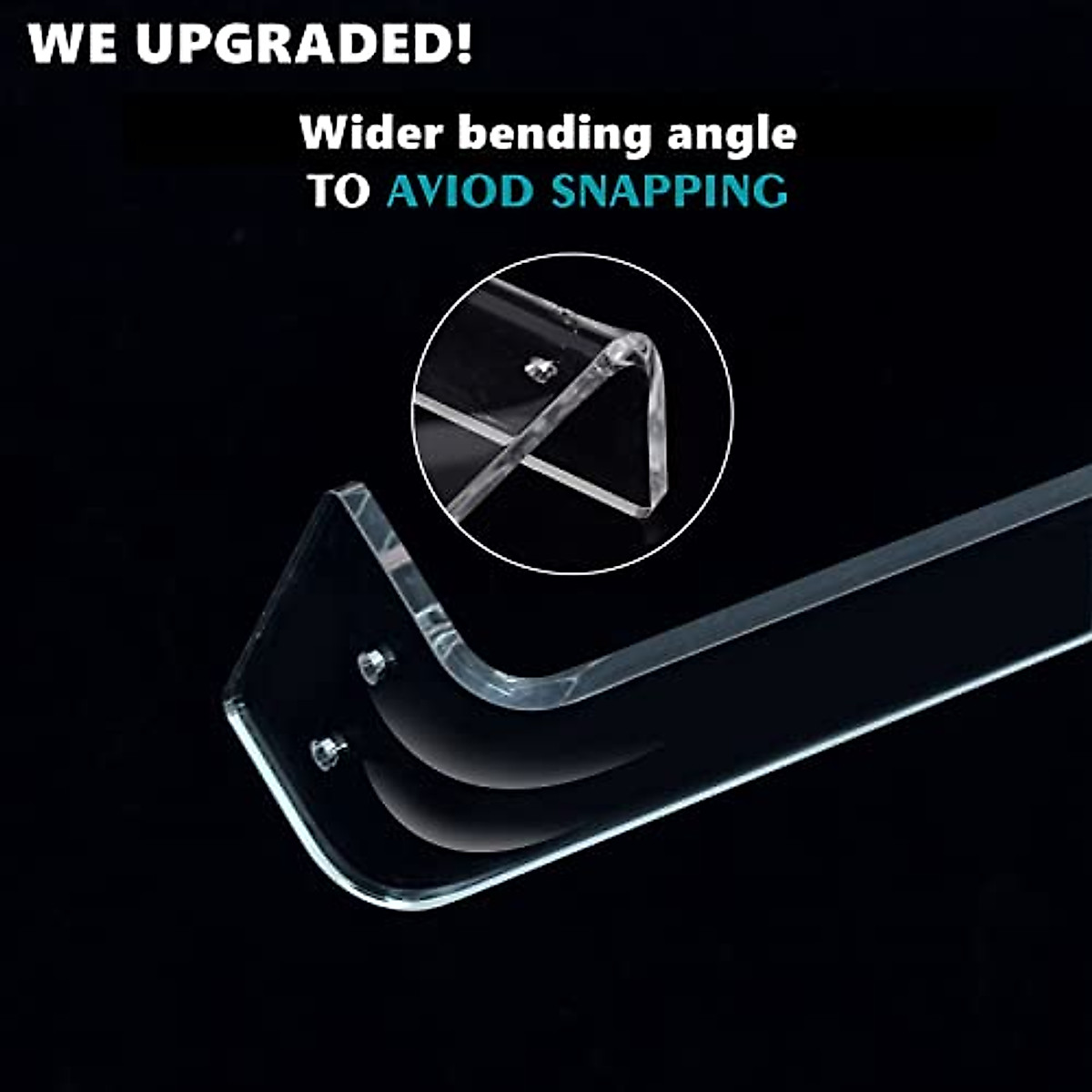 RahTune Shoe Shelves, Floating Sneaker Display, Acrylic Wall Shoe Rack, Show Shelf, Shoe Organizer Holder Wall Mount for Sneaker Collection, Shoe Box