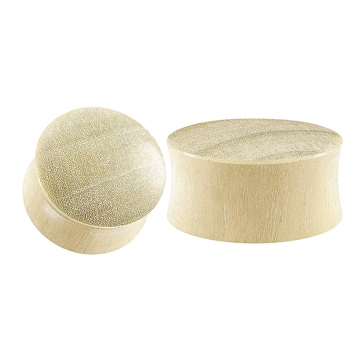 BIG GAUGES Pair of Crocodile Wood 7/8 inch 22mm Double Flared Saddle Piercing Jewelry Ear Flesh Plug Stretcher Lobe Earring BG5420