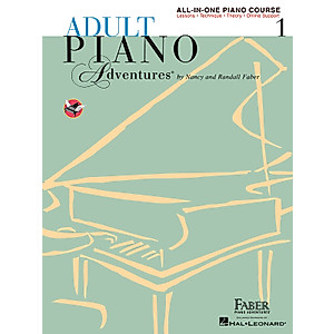 Adult Piano Adventures All-in-One Piano Course Book 1 (Book/Online Audio)