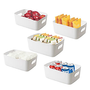 Plastic Kitchen Organization Pantry Storage Bins, Fridge Organizer, Bathroom Organizer, Cabinet Organizers & Storage, Kitchen organization,Plastic Storage Containers for Organizing