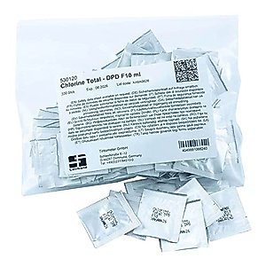 Tintometer Lovibond 530120 DPD Total Chlorine Reagent Powder, 10 mL (Pack of 100), White