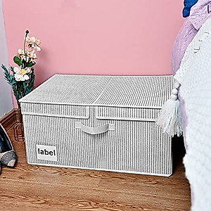 GRANNY SAYS Bundle of 1-Pack Extra Large Storage Bins for Closet & 2-Pack Closet Storage Bins