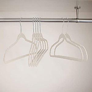 Elama Home 30 Piece Biodegradable Suit Hangers in Wheat (ELH-30)