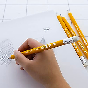 BAZIC #2 The First Jumbo Premium Yellow Pencil (4/pack)