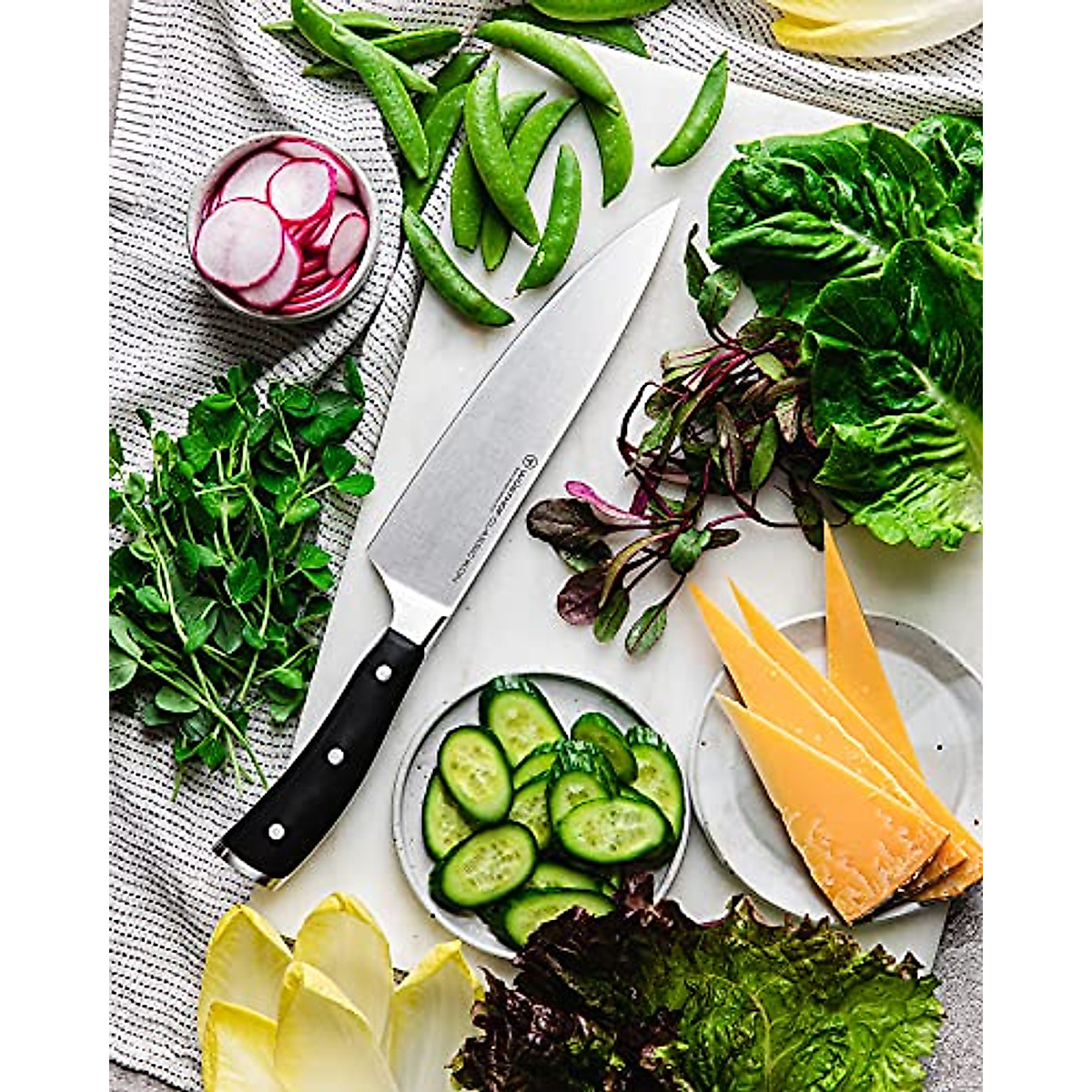 WÜSTHOF Classic IKON 3-Piece Starter Knife Set,Black